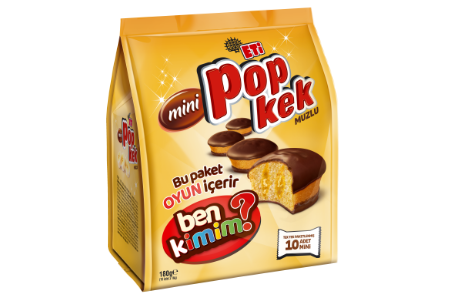 Eti Popkek with Chocolate Small Cake
